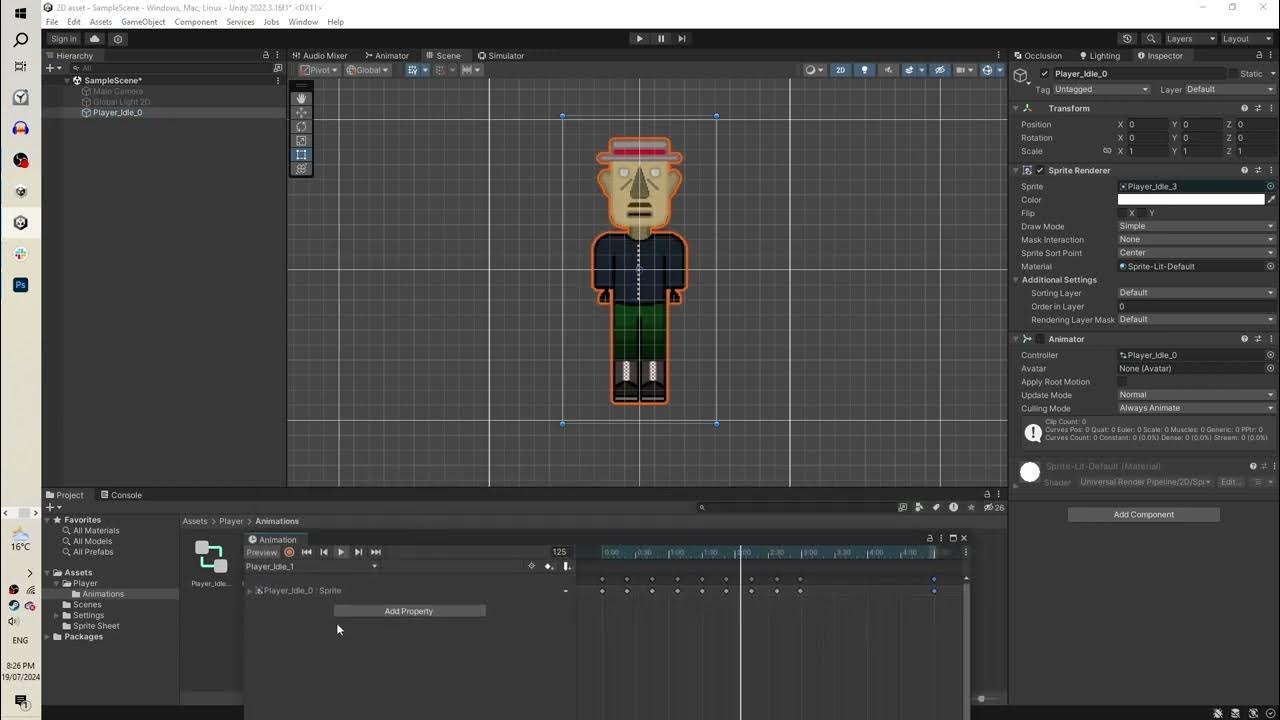 Sprite Animation In Unity - YouTube