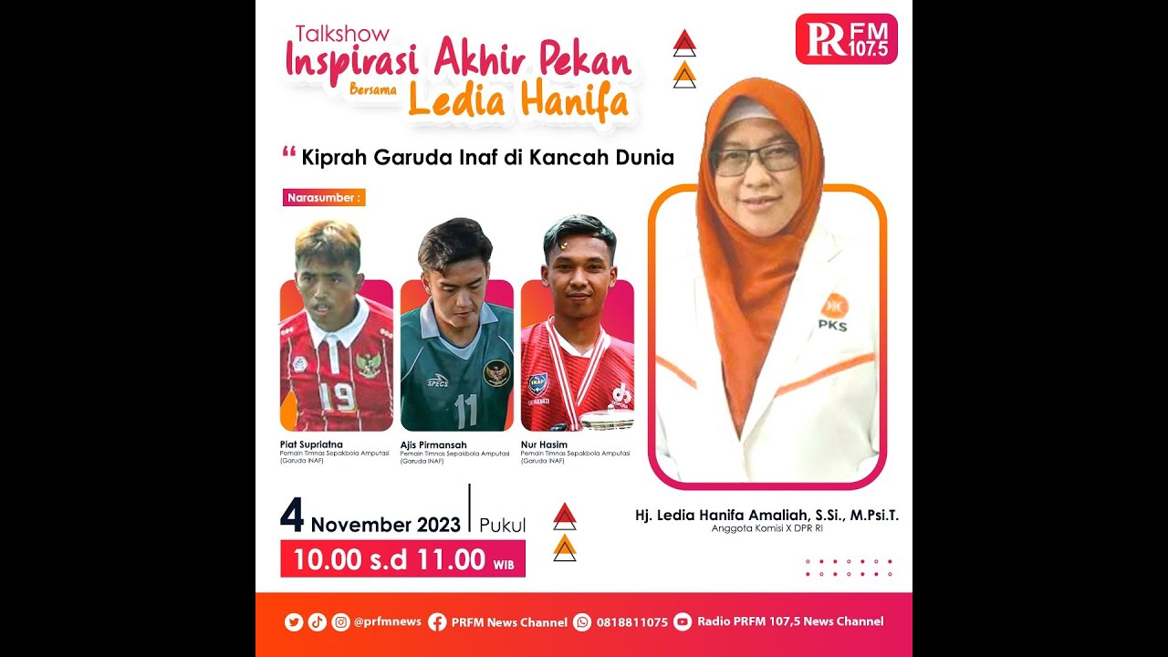 Talkshow Inspirasi Akhir Pekan Bersama Ledia Hanifa - YouTube
