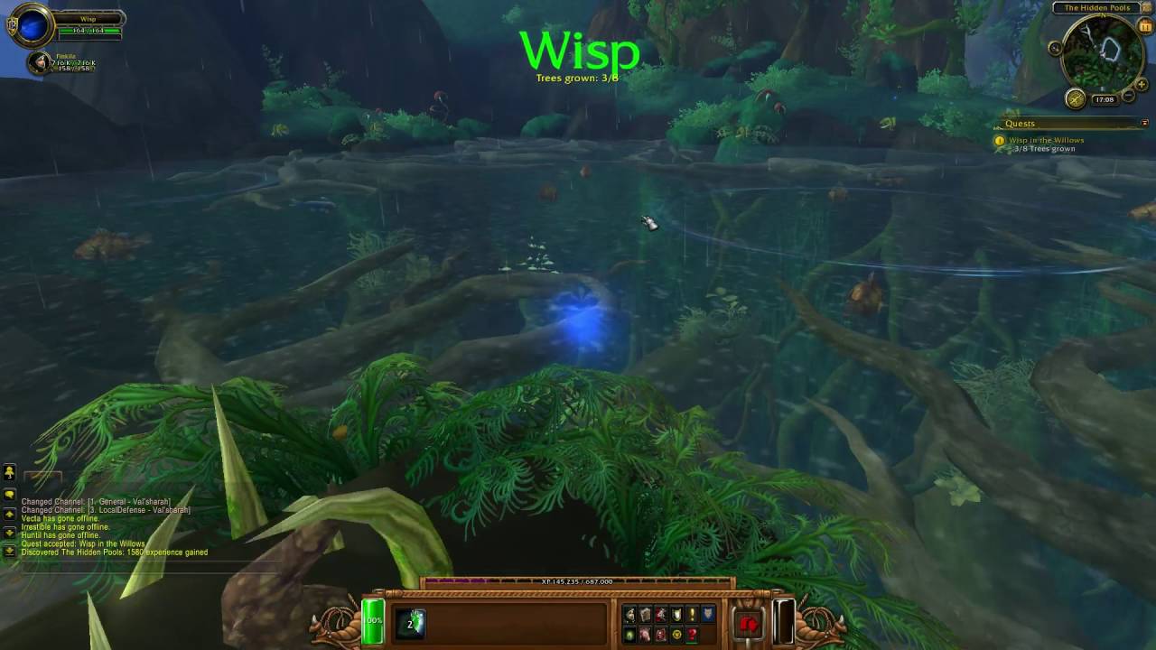 WoW quest #2222 Wisp in the Willows - YouTube