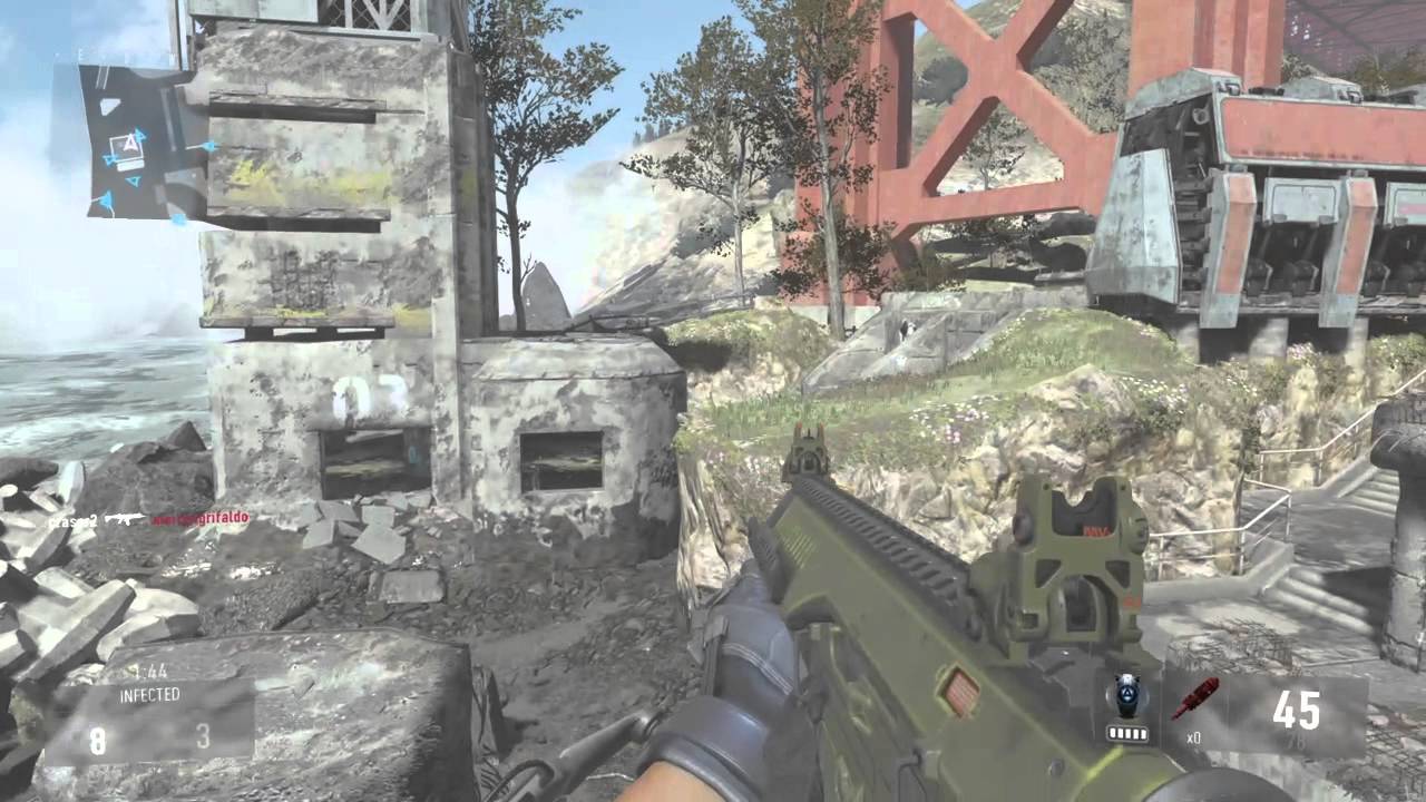 Advanced Warfare COD AW Game 261 Defender Infected going after people ...