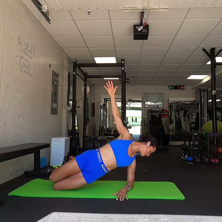 Side plank Knee Option - YouTube