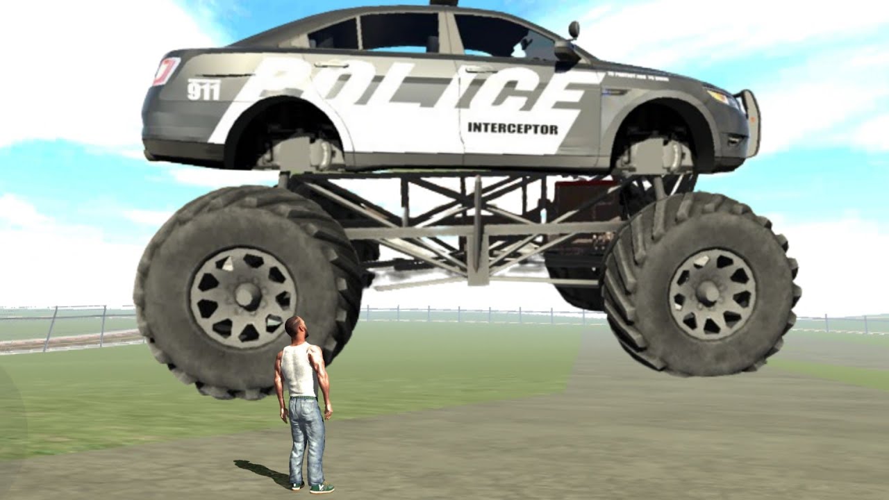 Find Giant Monster Police Car And Drive In - INDIAN BIKE DRIVING 3D ...