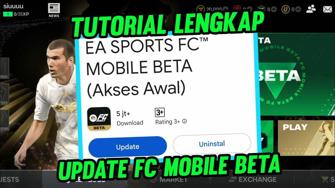 HOW TO UPDATE EA SPORTS FC MOBILE BETA ON PLAYSTORE!! EA FC 25 MOBILE ...