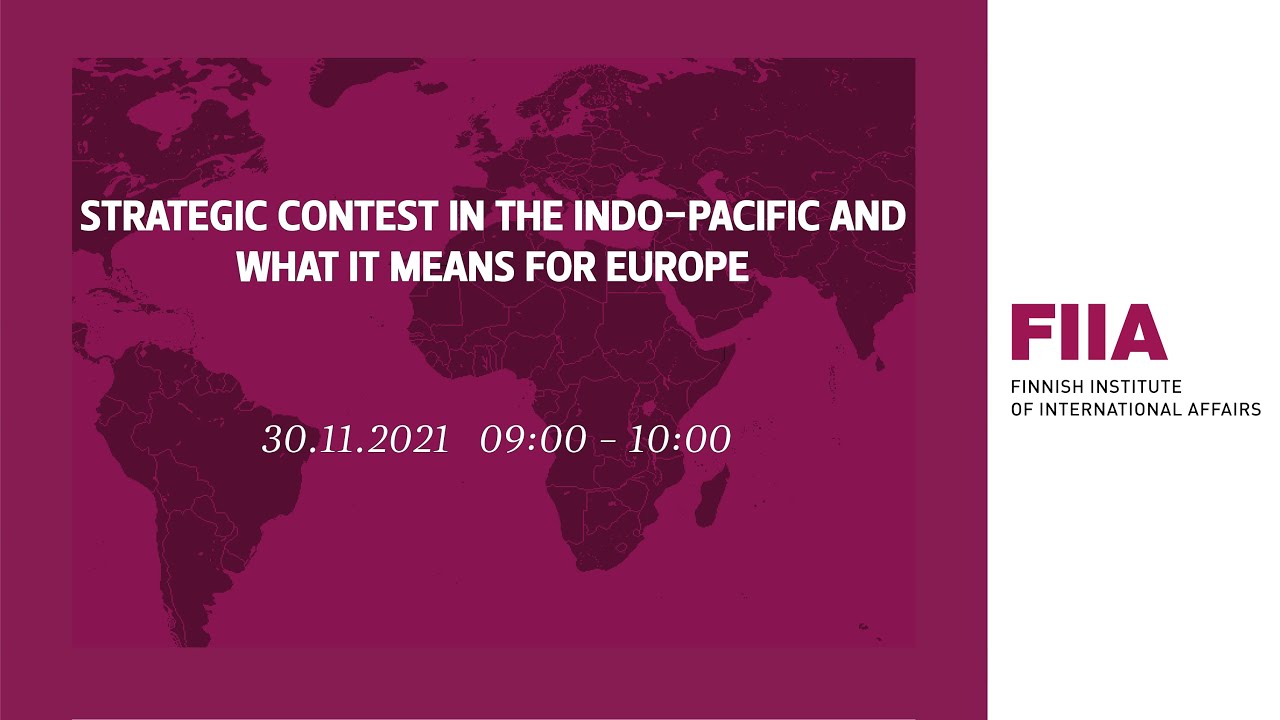 Strategic contest in the Indo-Pacific and what it means for Europe ...
