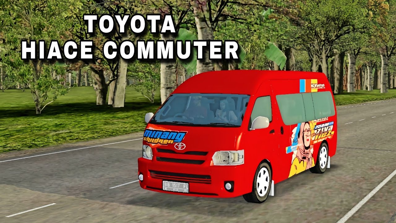 Mod Bussid Terbaru Toyota Hiace Commuter Full Animasi - YouTube