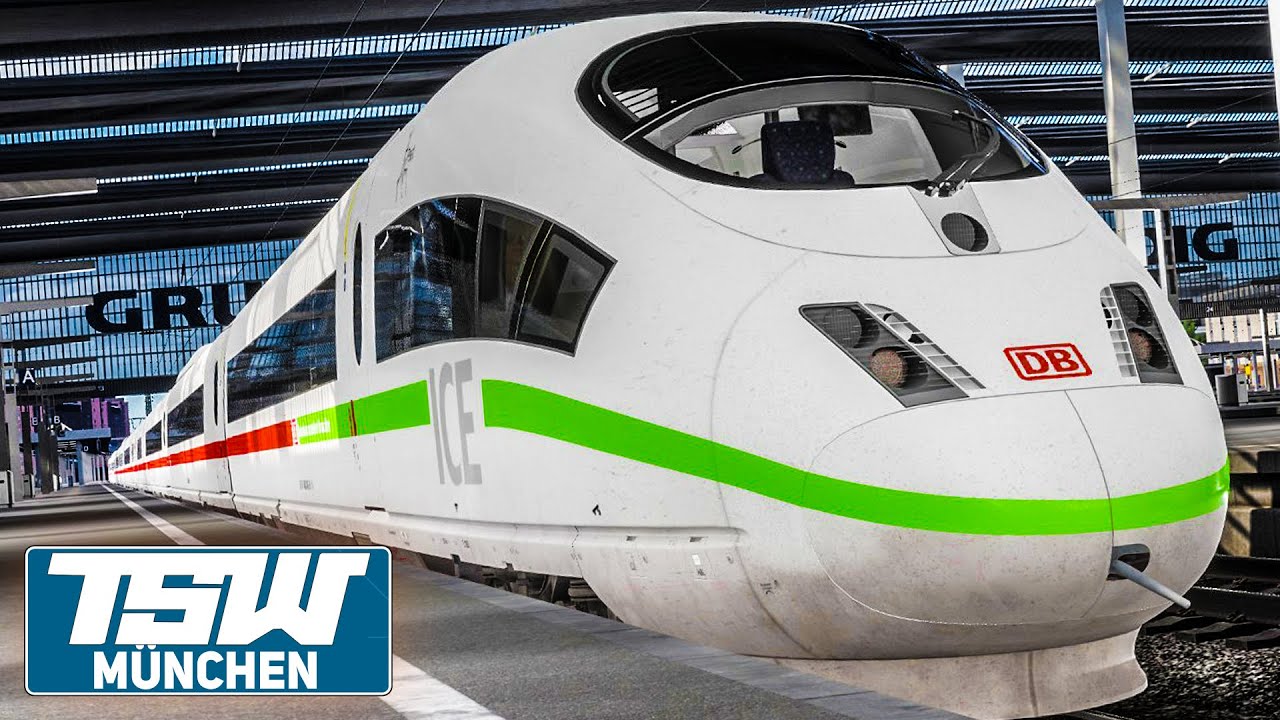 TSW 2: Im grünen ICE 3 mit 200 Km/h auf der Strecke München - Augsburg ...