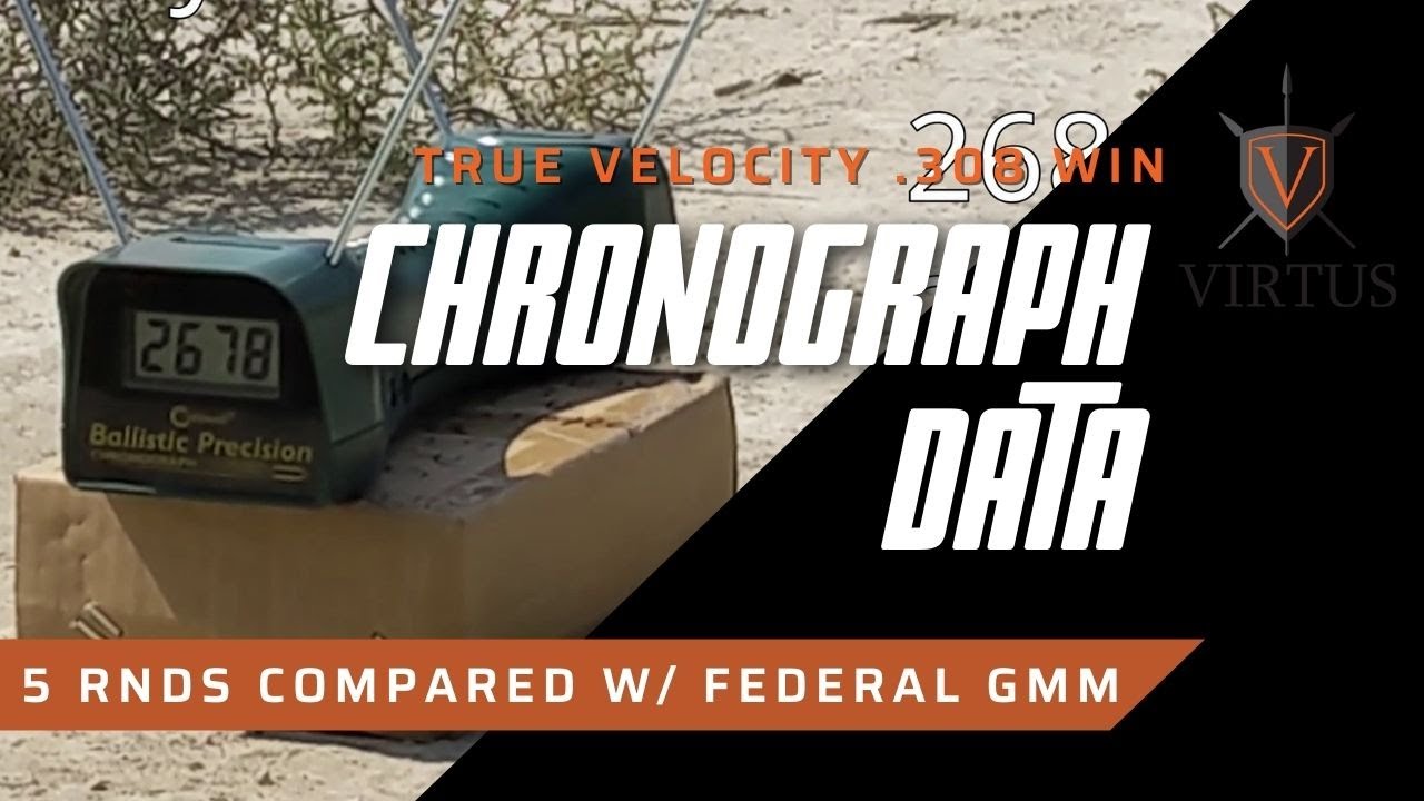 True Velocity .308 Winchester Chronograph Data Analysis | Vs. Federal ...