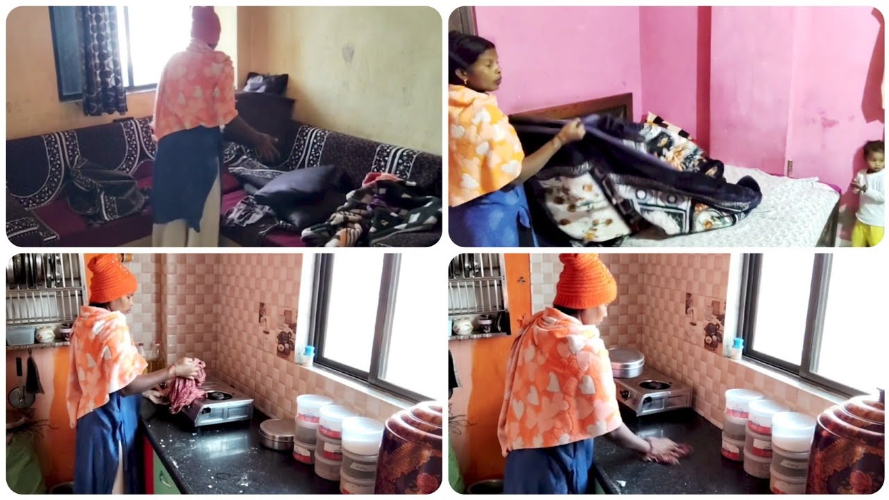 Ghar Ke Sare Kam Iss Kadkti Thandh Me Kaise Manage Krti Hu💁 ...