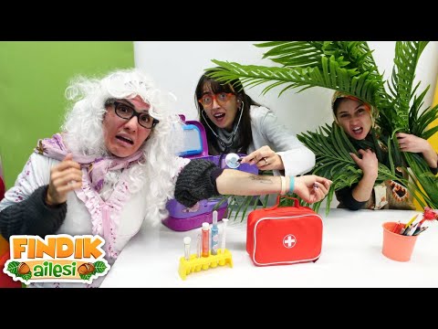Kız erkek videoları! Fındık ailesi - Nuriye teyze neden hapşırıyor? Komik video!