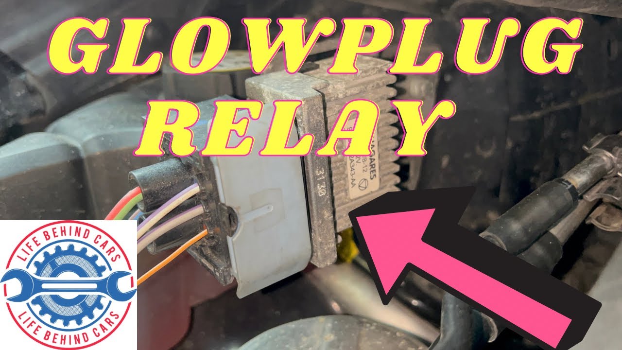 Ford S-Max Diesel 2010 Glow Plug Relay Location - YouTube