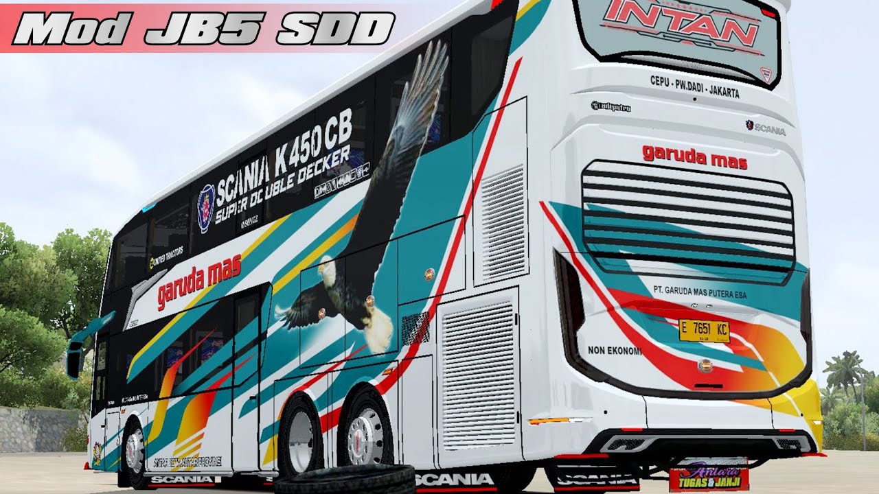 Mod JB5 SDD KP Projects. Livery Garuda Mas. Bussid - YouTube