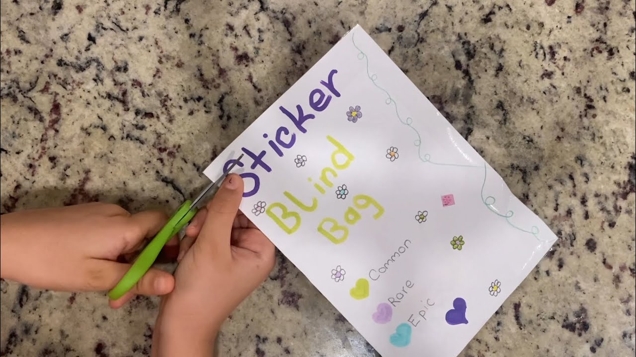 Sticker Blind Bag - YouTube