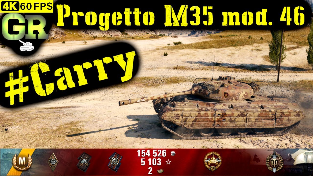 World of Tanks Progetto M35 mod 46 Replay - 7 Kills 6.2K DMG(Patch 1.4. ...