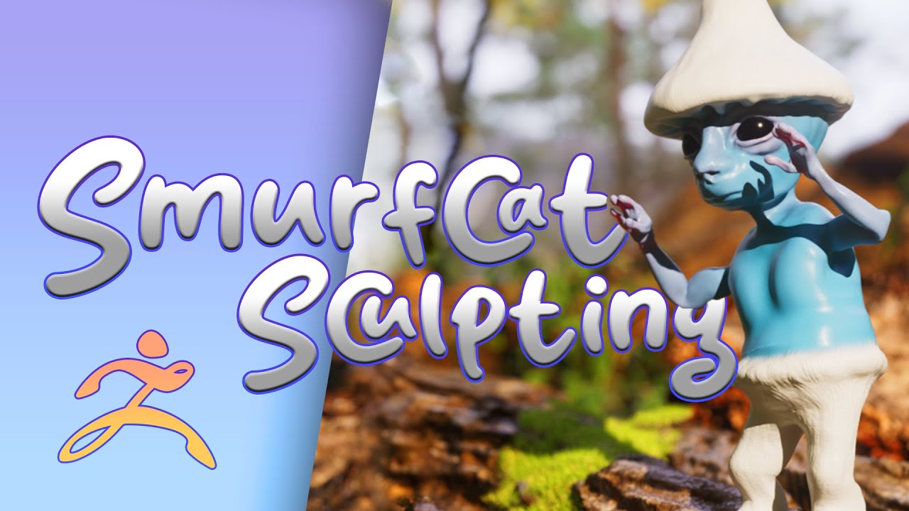 Smurf cat 3D model Creation I Speedart Smurf cat 3D model #memes # ...
