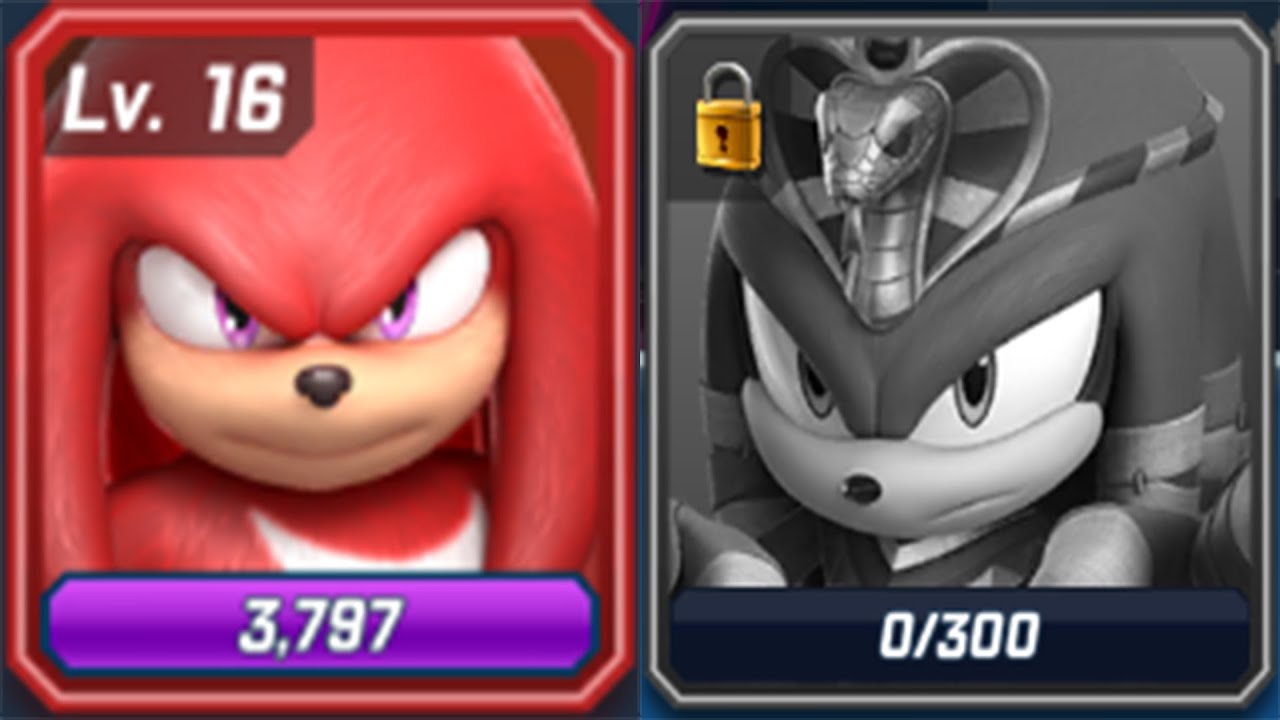 Sonic Forces Mobile Movie Knuckles Battles: Mummy Knuckles New ...