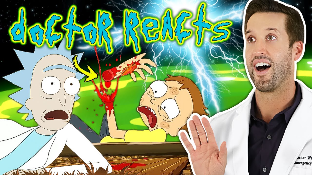 ER Doctor REACTS to Craziest Rick and Morty Injuries - YouTube