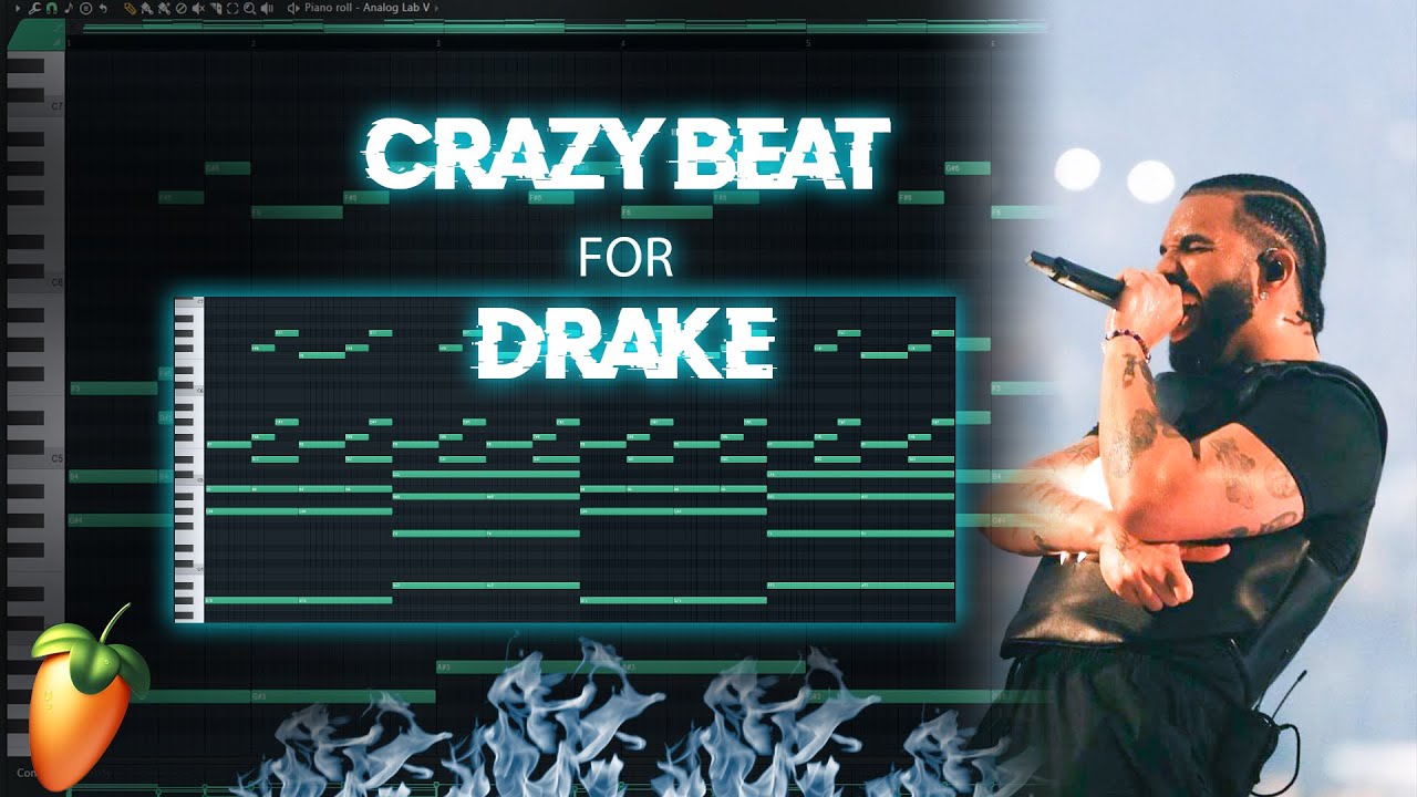 Making FIRE Making FIRE Beat For DRAKE 2024 ( Tutorial | FL Studio )🔥 # ...