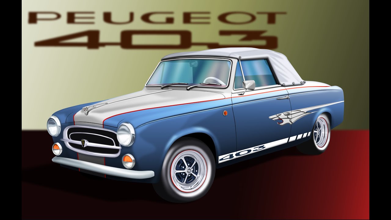 Peugeot 403 design - YouTube