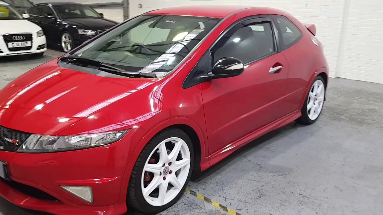 Honda Civic Type R Red EO08CTX - YouTube
