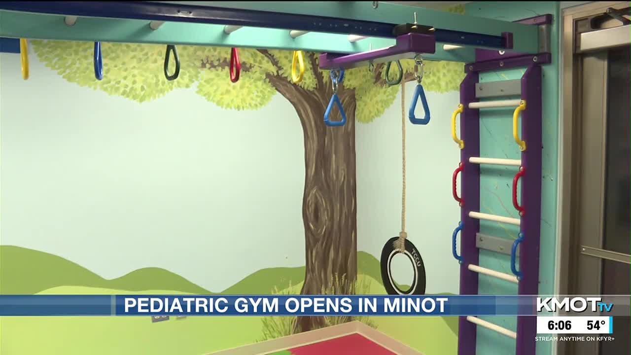 Trinity Health debuts pediatric therapy gym - YouTube
