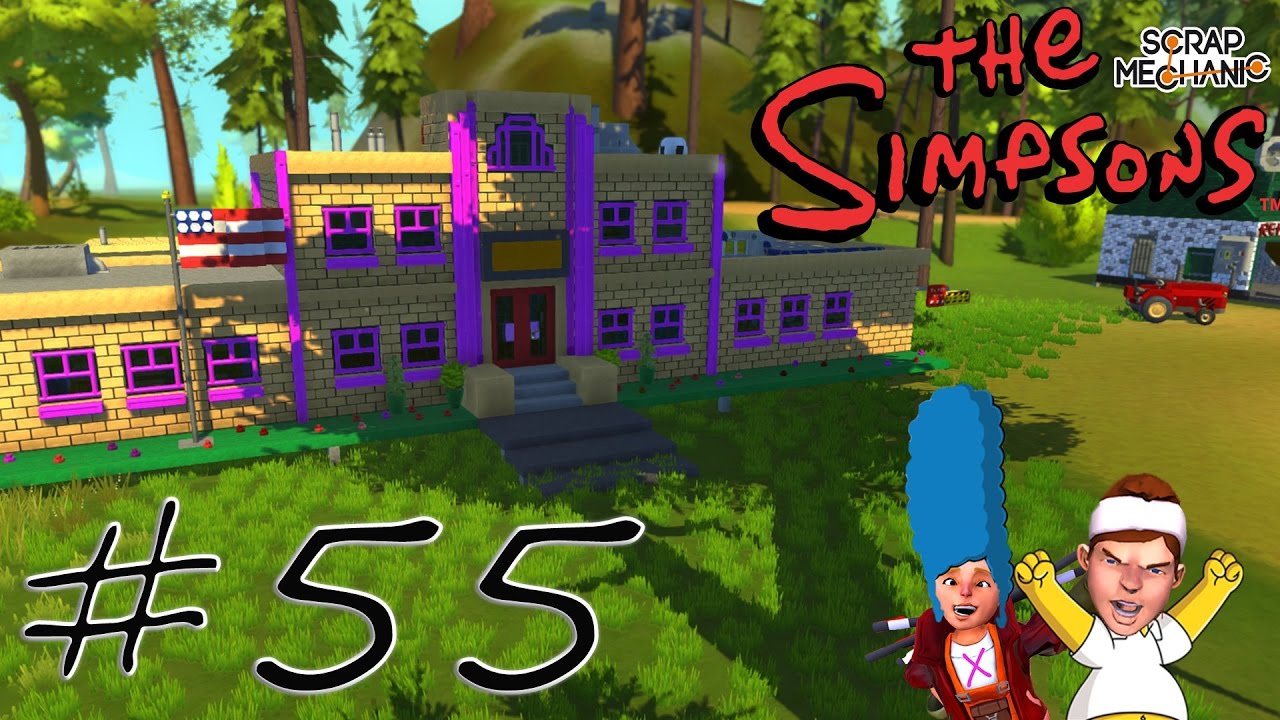 Daily Scrap Mechanic #55 "Fan Creations: The Simpsons Special!" ★ Let's ...