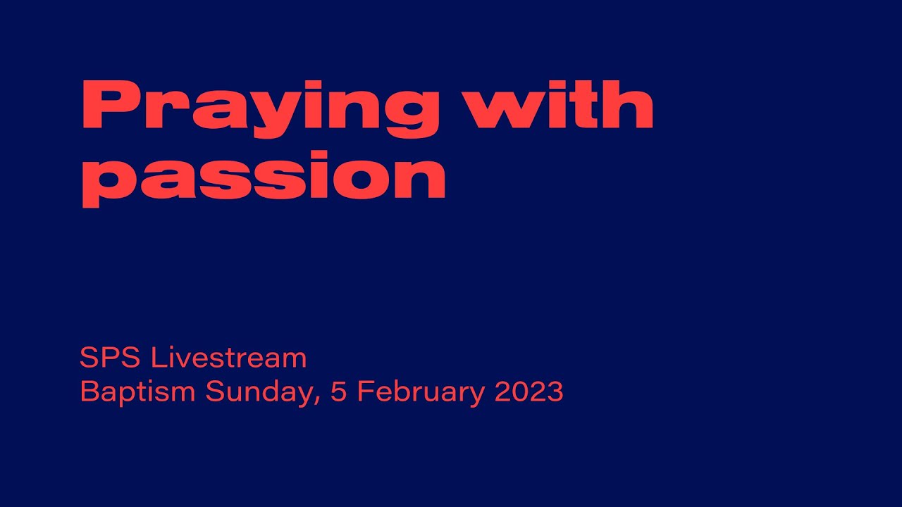 Baptism Sunday - Philippa Cook | SPS Livestream - YouTube