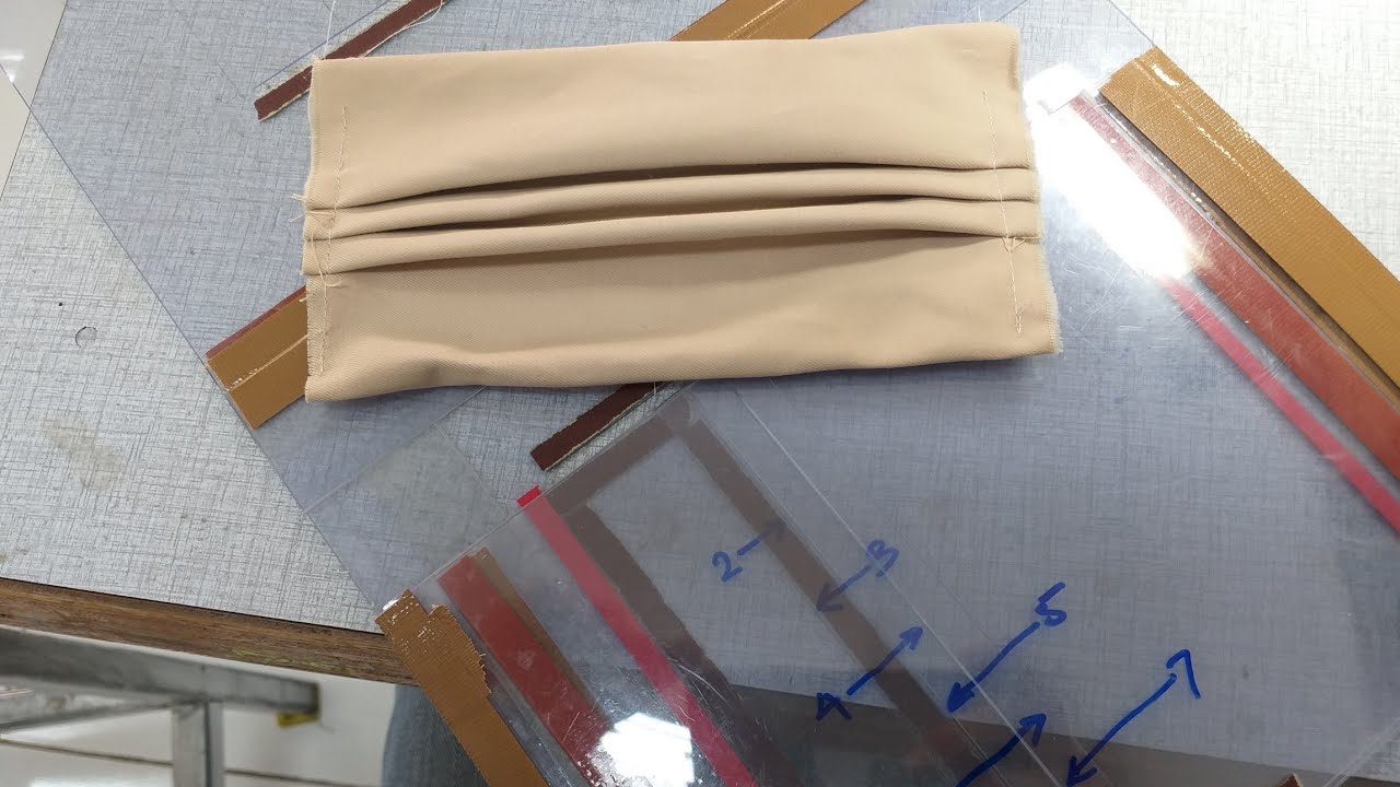 Cara membuat masker 3 fly menggunakan mika - YouTube