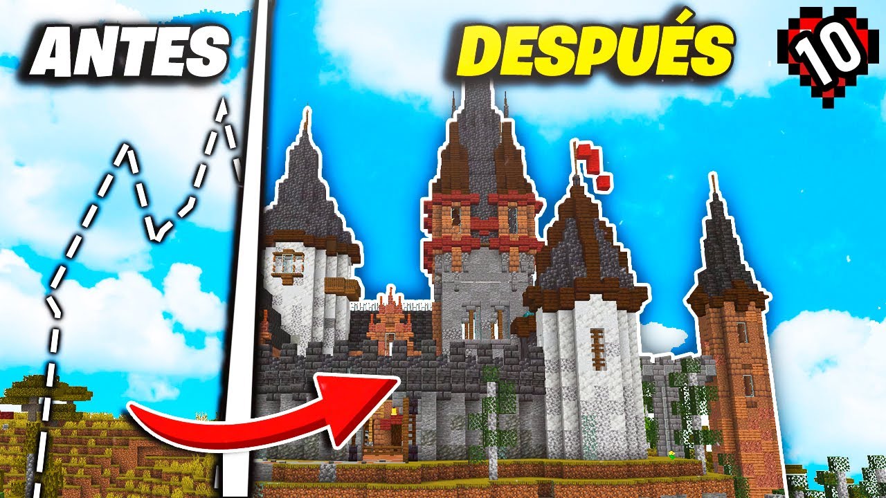 Construí el MEJOR CASTILLO de MINECRAFT - YouTube