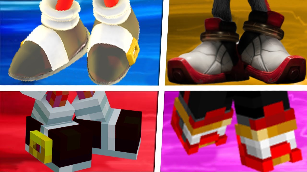 Fire Sonic vs Shadow Minecraft - Choose Your Favourite Sonic Shoes - YouTube