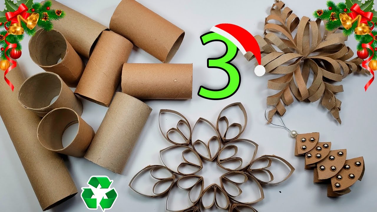 Diy Cardboard Tube Tree Stamping Holiday Trees With Paper Tubes Make