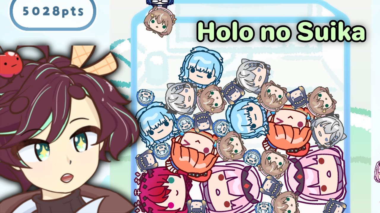 Suika Game... But It's VTubers???【 Holo No Suika 】 - YouTube