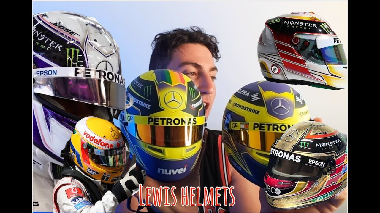 LEWIS HAMILTON FULL HELMET COLLECTION!! (2025 UPDATED) - YouTube