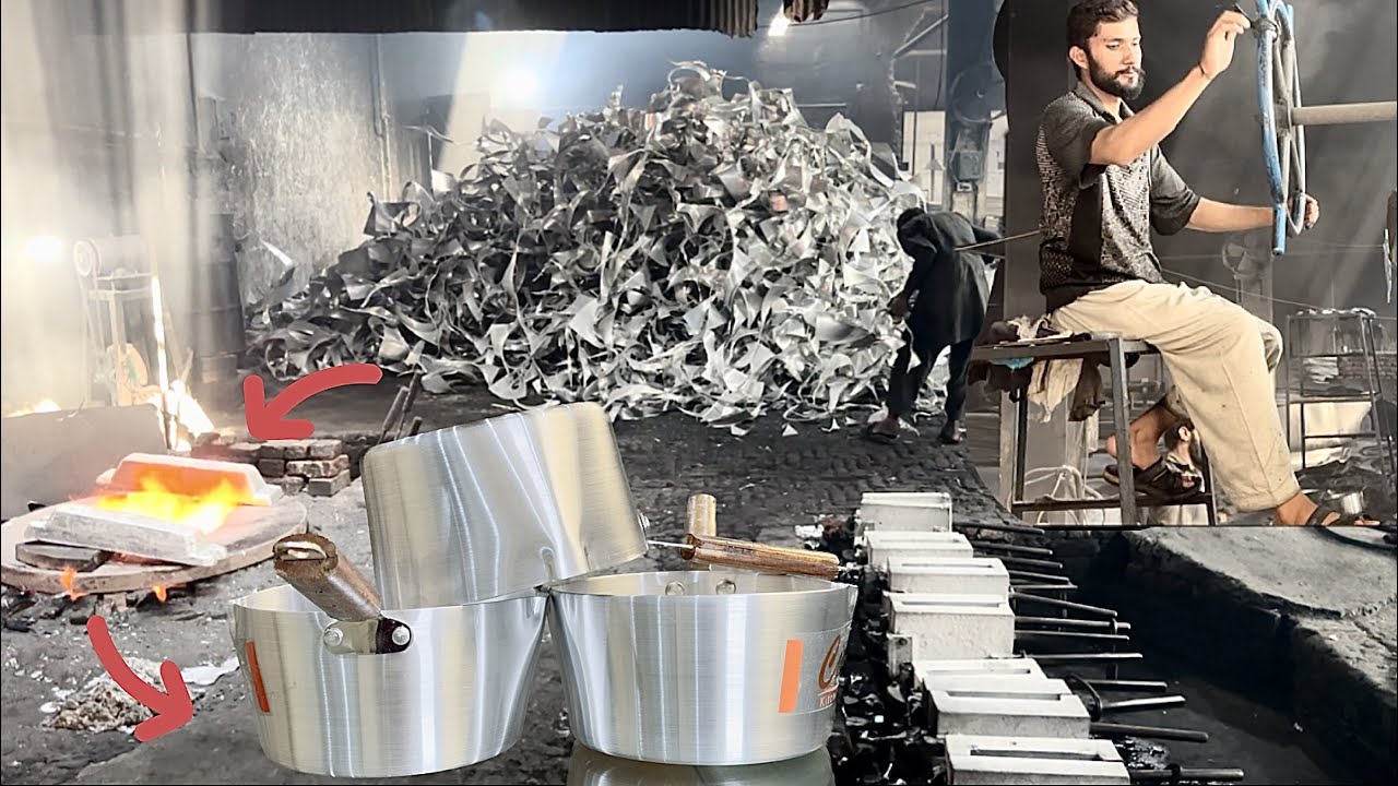 Amazing Aluminum Milk Pan Manufacturing | Mass Production Unit | Milk ...
