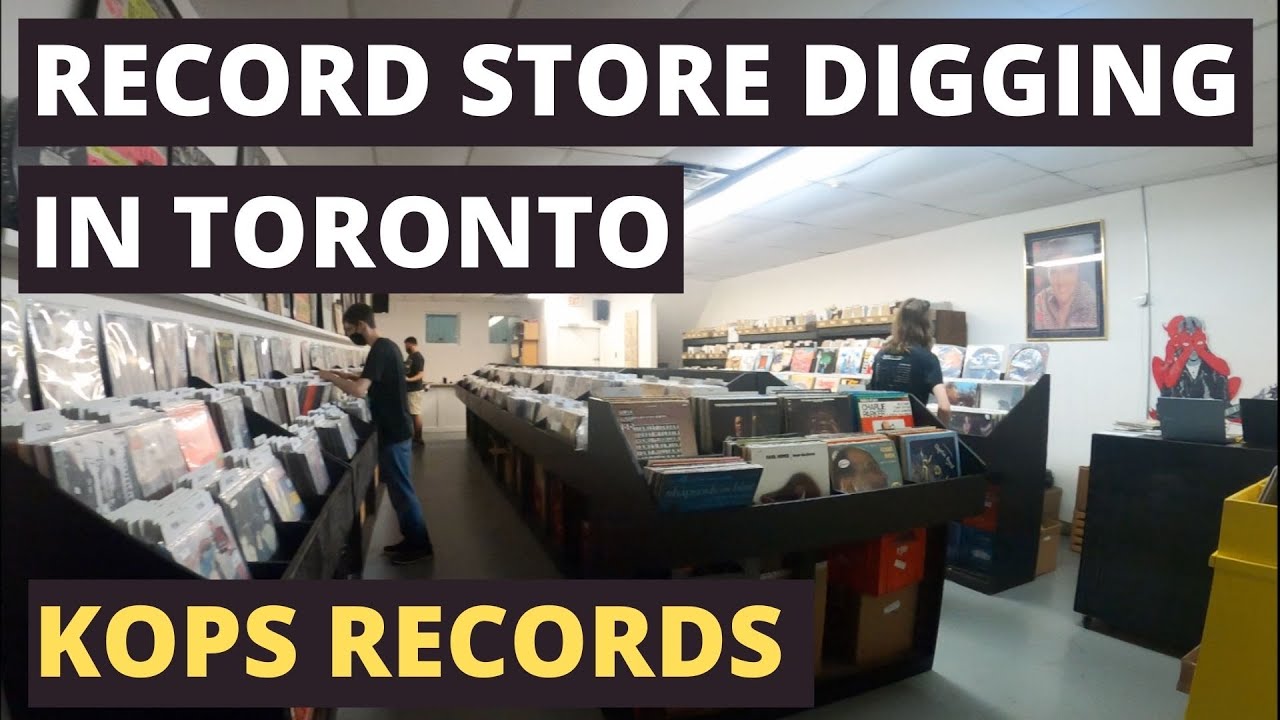 Vinyl Record Digging in Toronto's KOPS Records in Greektown! - YouTube