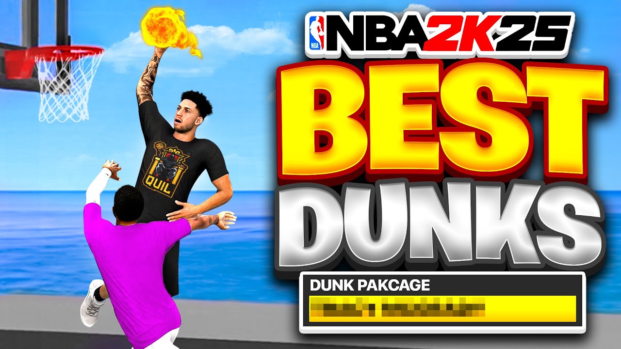 BEST DUNKS & ANIMATIONS on NBA 2K25! HOW TO GET THE BEST DUNKS FOR ...