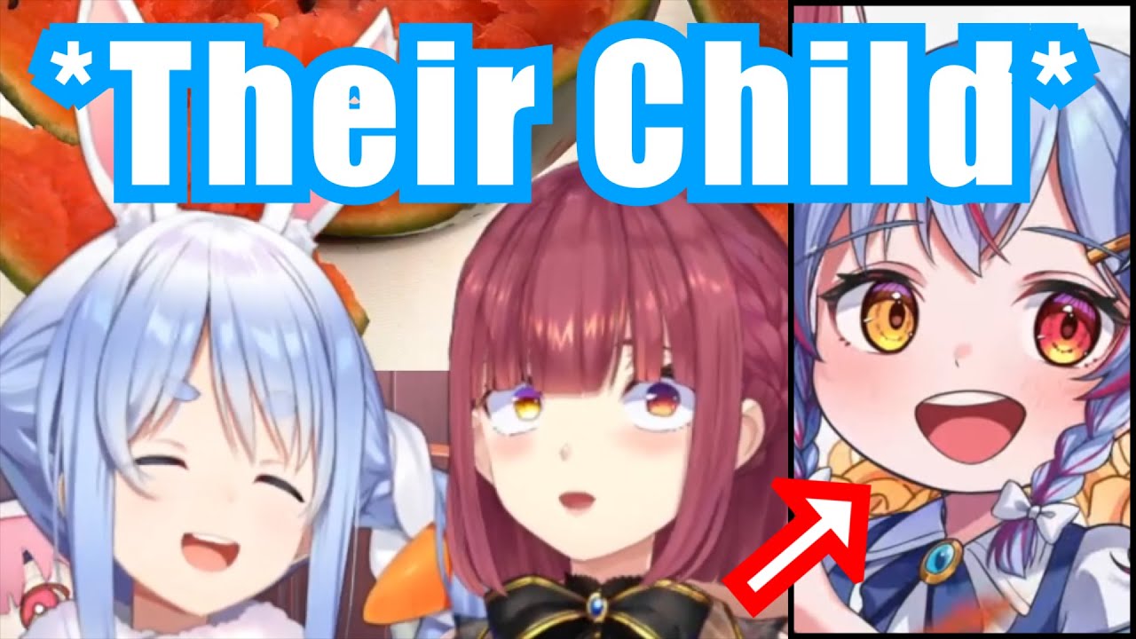 Pekora And Marine React To Their Daughter "Makora" - YouTube