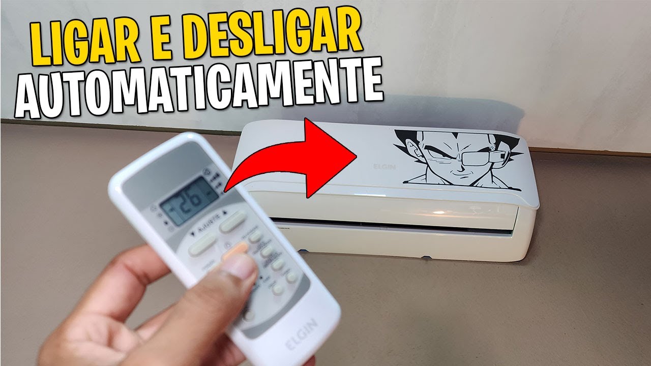 COMO PROGRAMAR LIGAR e DESLIGAR O AR-CONDICIONADO AUTOMATICAMENTE - YouTube