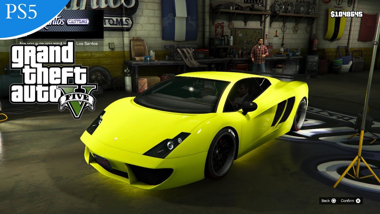GTA 5 - Gameplay Car Customization - Los Santos Customs (PS5 4k) P#1 ...