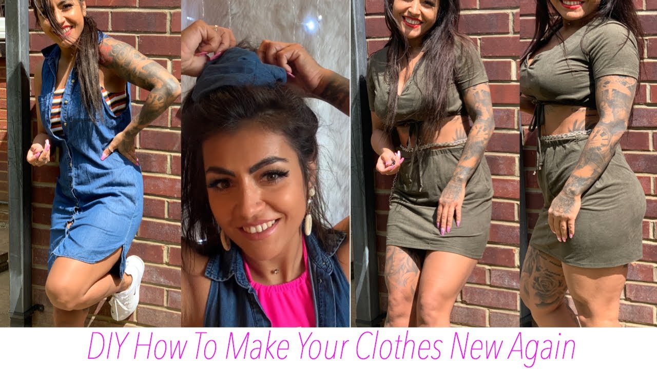 DIY How To Make Your Clothes New Again - YouTube