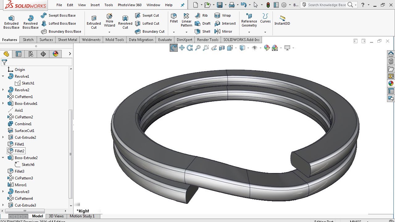 Project Curve SolidWorks Tutorial YouTube Project Curve SolidWorks Tutorial YouTube