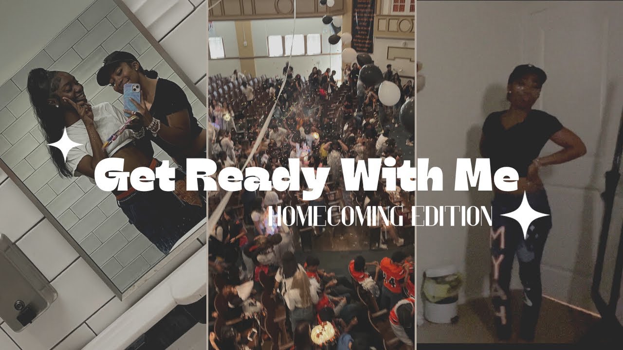 GET READY WITH ME FOR HOMECOMING| Mini highschool vlog| Hoco| Junior ...