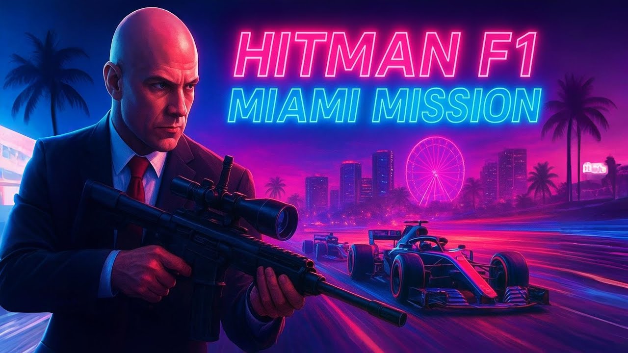 HITMAN 2 Agent 47 Miami Mission F1 - Live Stream - YouTube