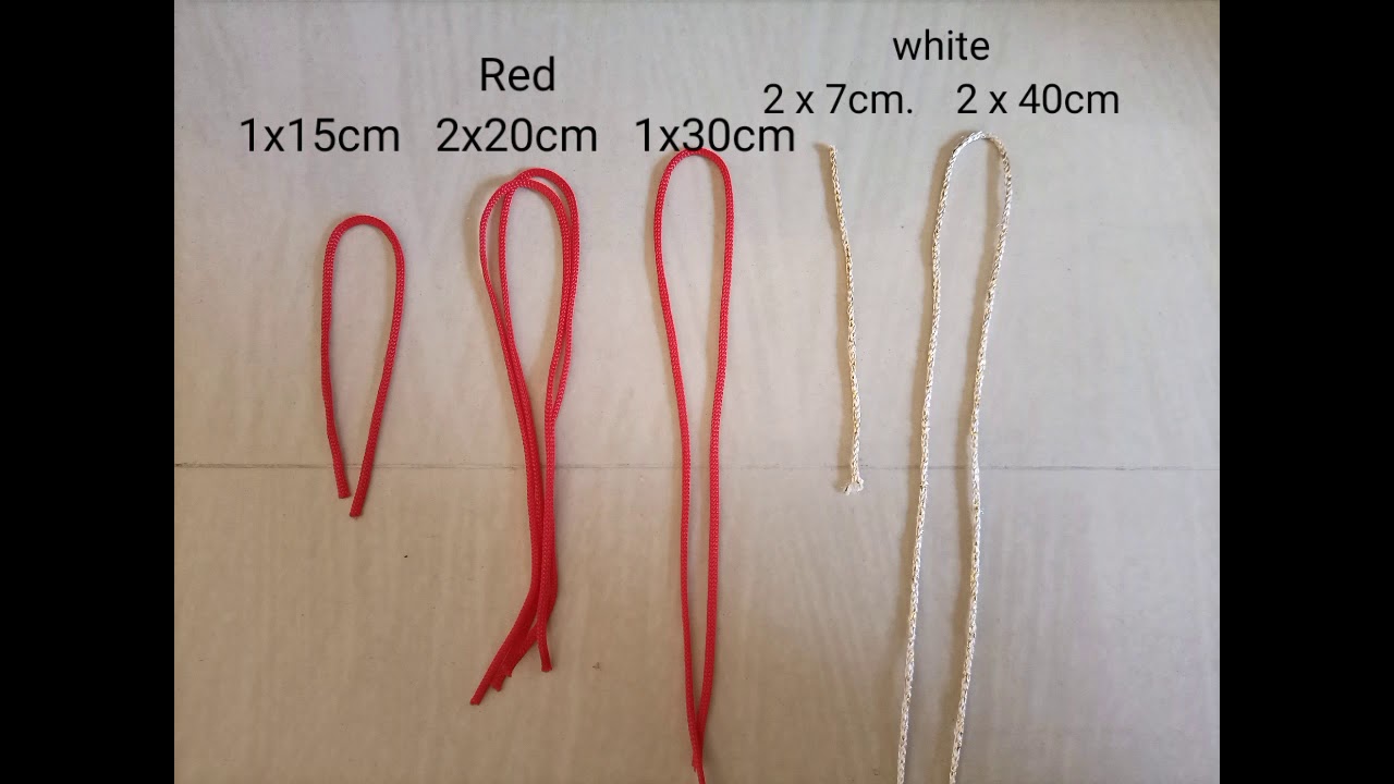 DIY- Macrame Santa cap earrings - YouTube