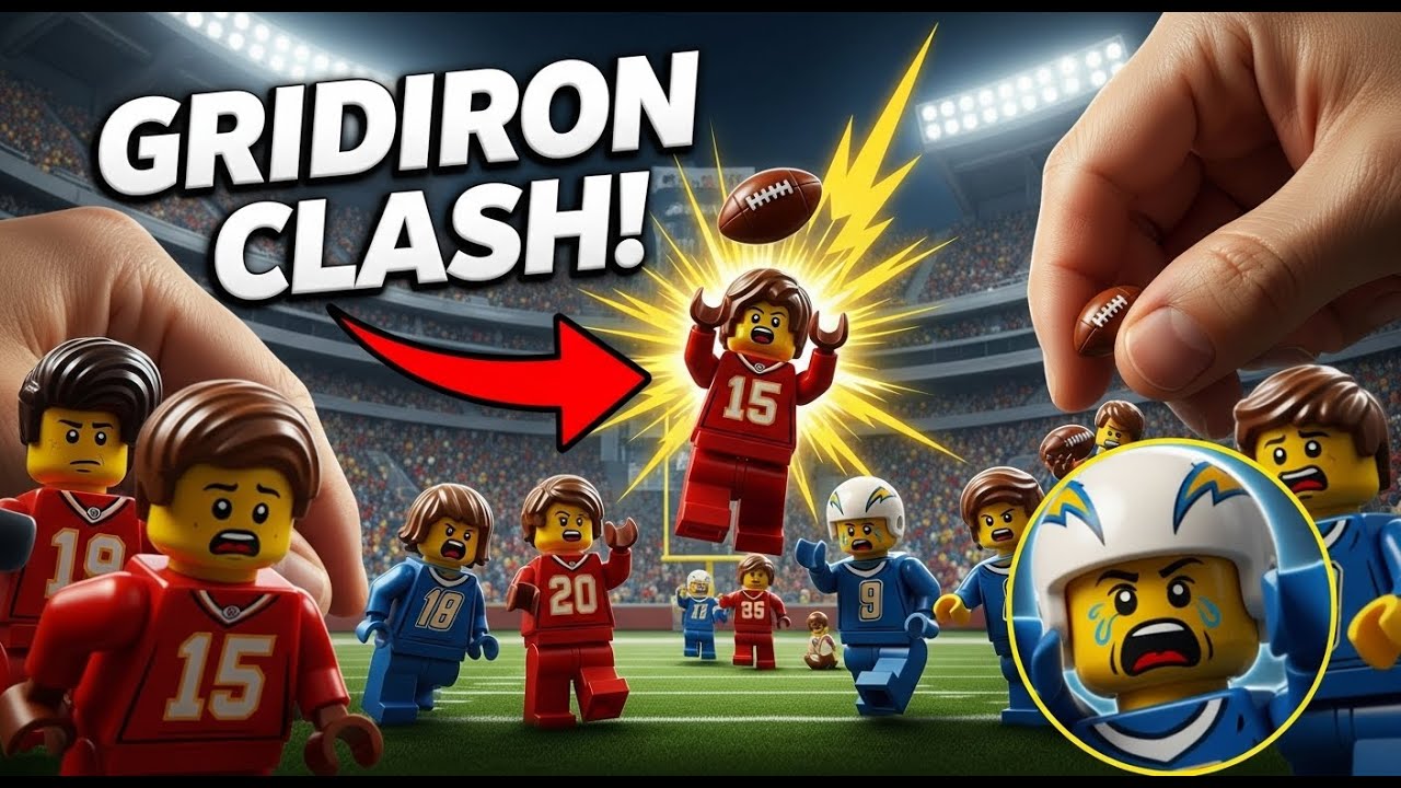 EPIC LEGO Football Championship! Chiefs vs Chargers DRAMATIC FINISH 🏆⚡ ...