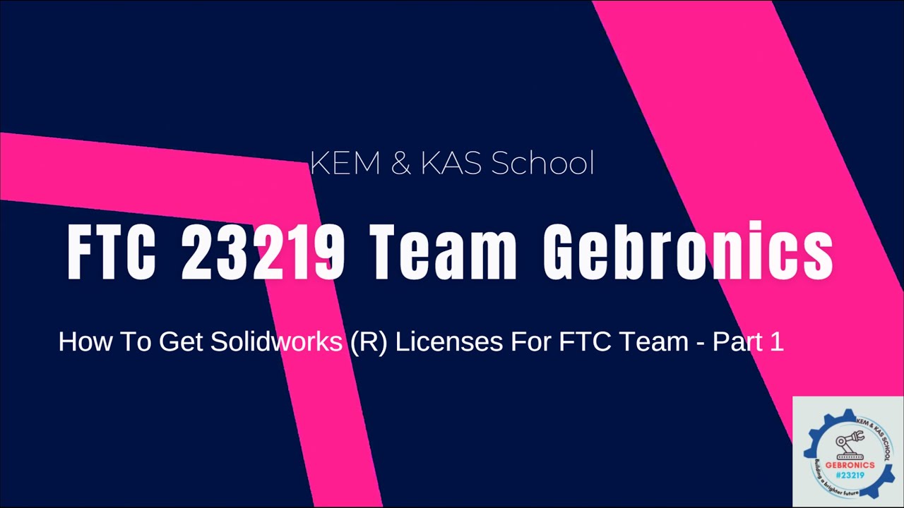 Get Solidworks (R) Licenses For FTC - Part 1 - Create 3DExperienceID ...