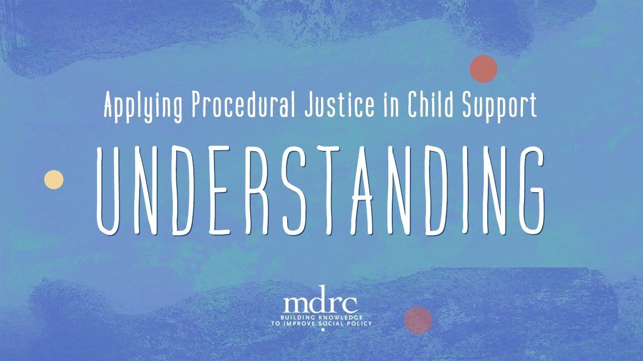 Applying Procedural Justice in Child Support: The Principle of ...