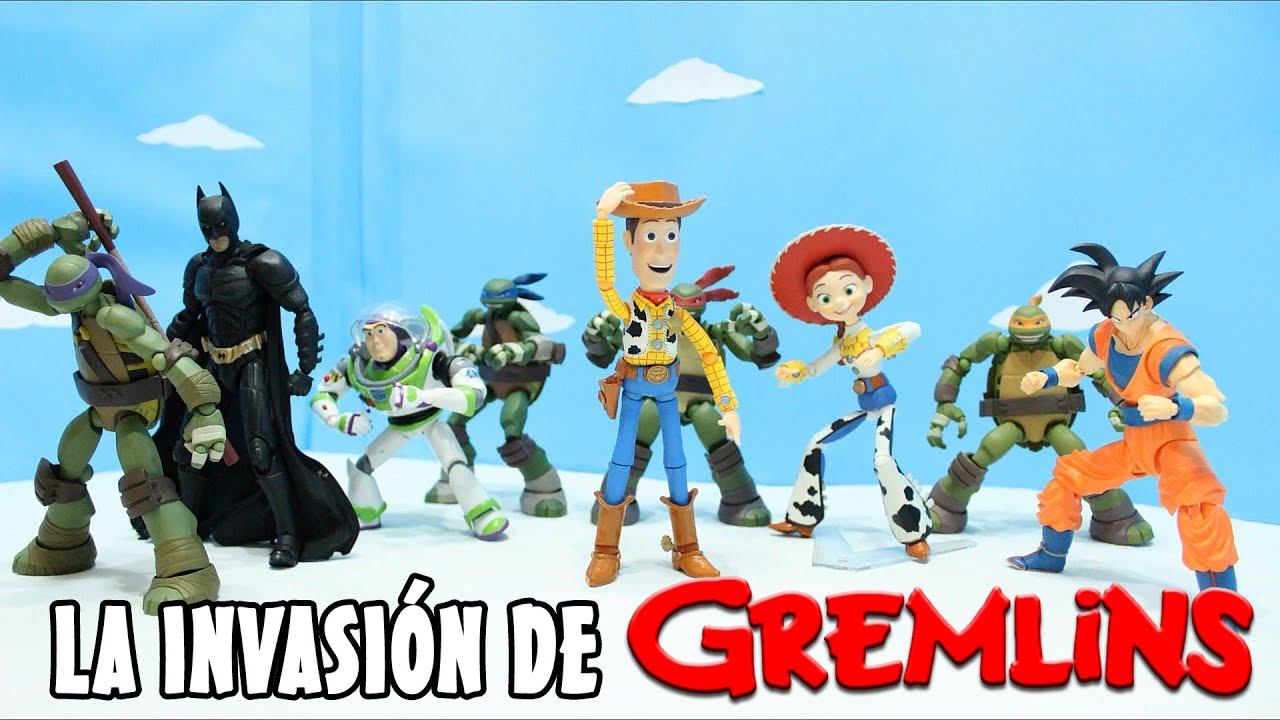 (ESPAÑOL) la invasion de GREMLINS - stop motion - by RobertMan - YouTube