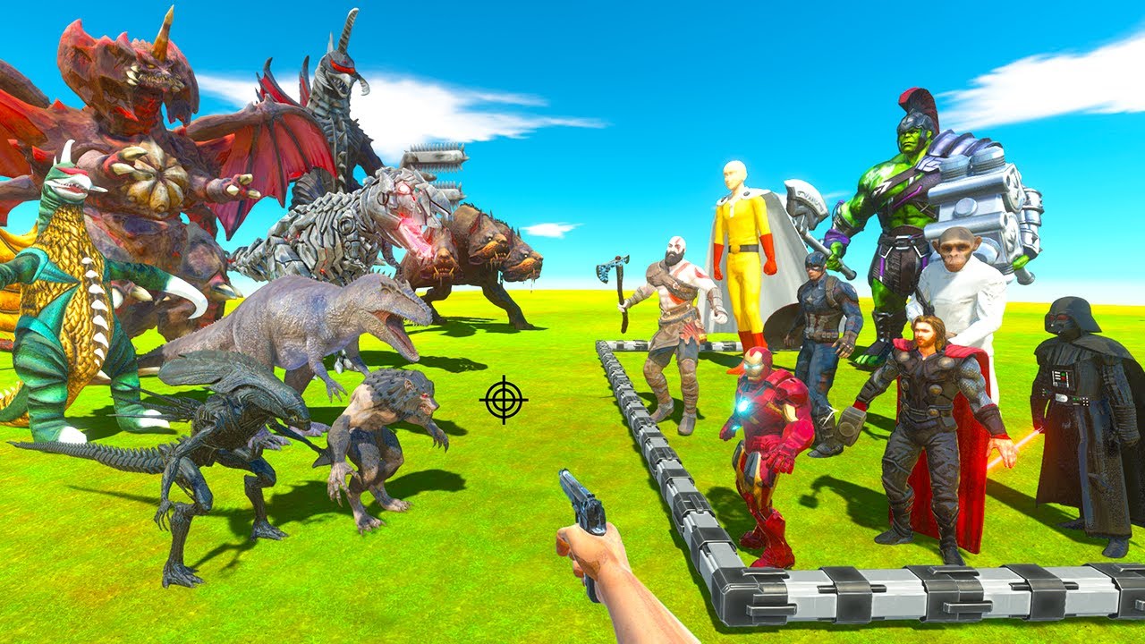 Fps Avatar Rescues Marvel and DC Comic and Fights Mecha Monsters ...