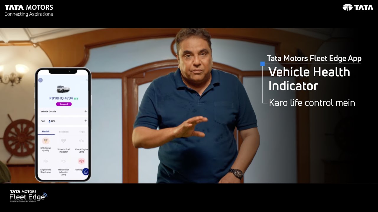 Get multiple alerts with Tata Motors Fleet Edge App | 40 sec - YouTube