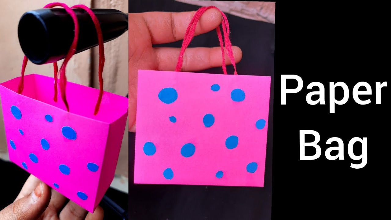 PAPER BAG Beautiful DIY Paper Bag Making In Simple And Easy Way PAPER BAG Beautiful DIY Paper Bag Making In Simple And Easy Way